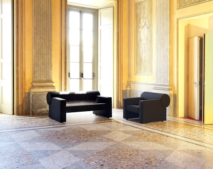 CILINDRO | Acoustic armchair By Caimi Brevetti design Claudio Bellini