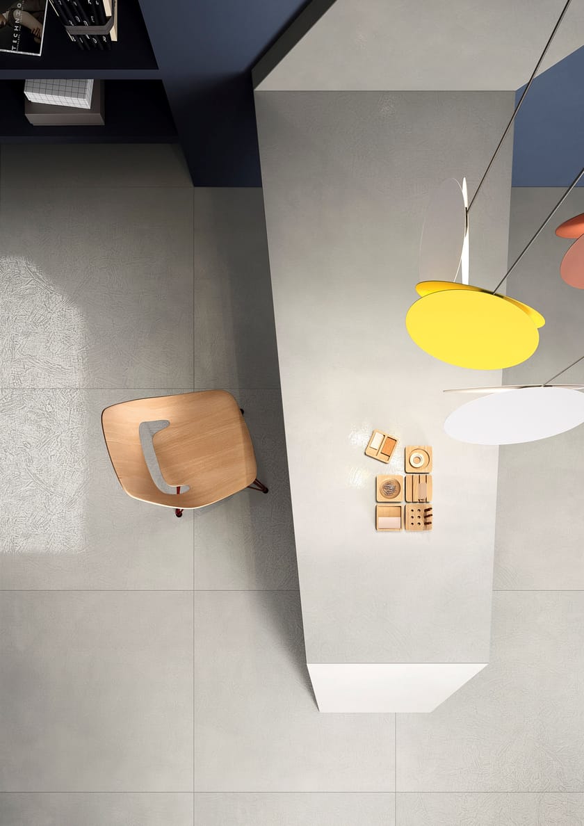 Pavimento/rivestimento in gres porcellanato effetto cemento CINDER ...