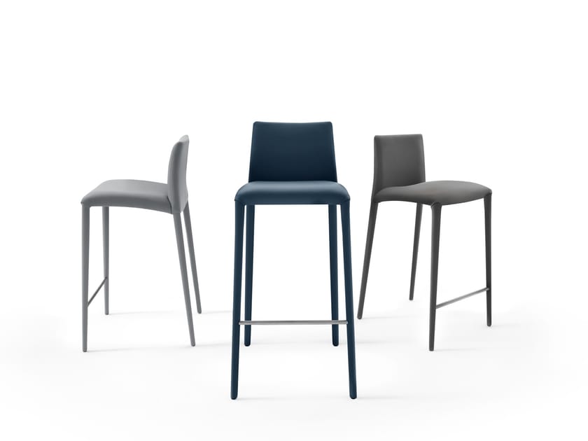 CINDY High stool with footrest By EFORMA