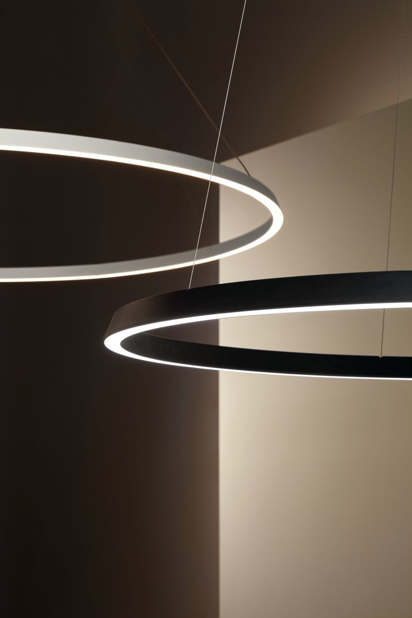 CIRCULAR LED aluminium pendant lamp By LedsC4 | design Ramón Benedito