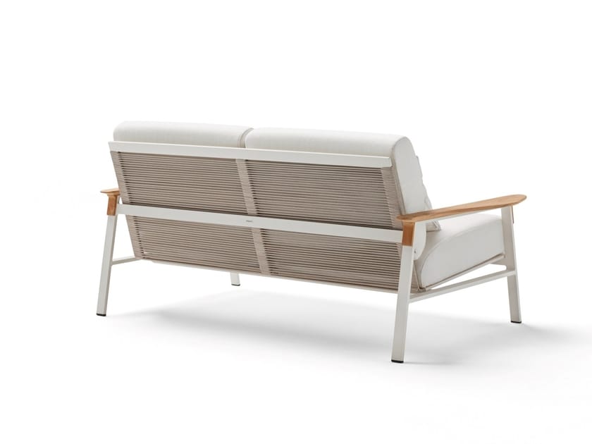 CITY | 2 seater garden sofa By POINT design Christophe Pillet