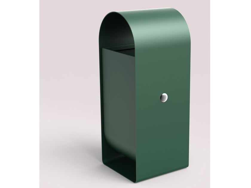 COLLE Outdoor plate litter bin By CITYSì