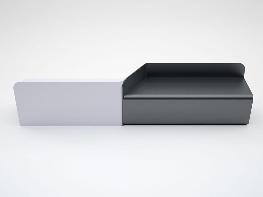 YING YANG Plate bench with back By CITYSì