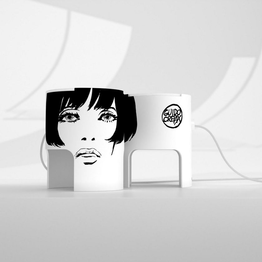 台灯 CIVETTA VALENTINA By Martinelli Luce 设计师Emiliana Martinelli, Guido ...