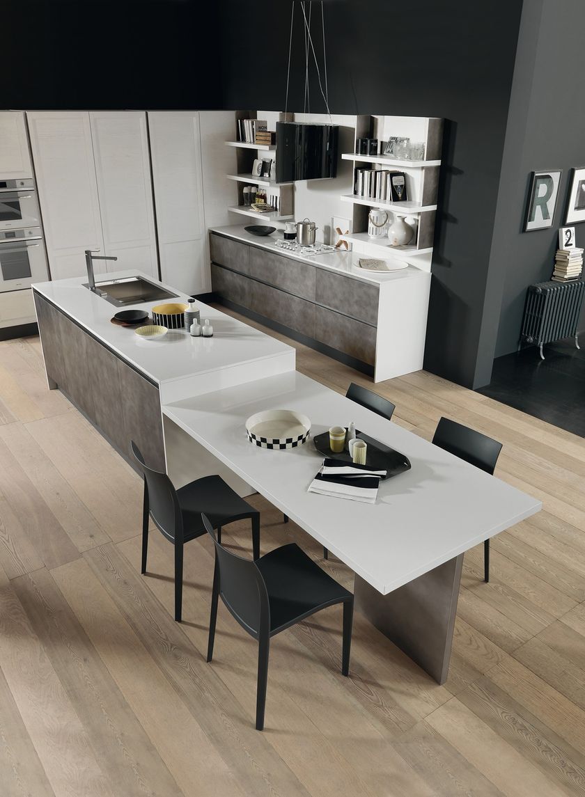 CLASS LINE 02 Fitted kitchen with island By Febal Casa | design Alfredo ...
