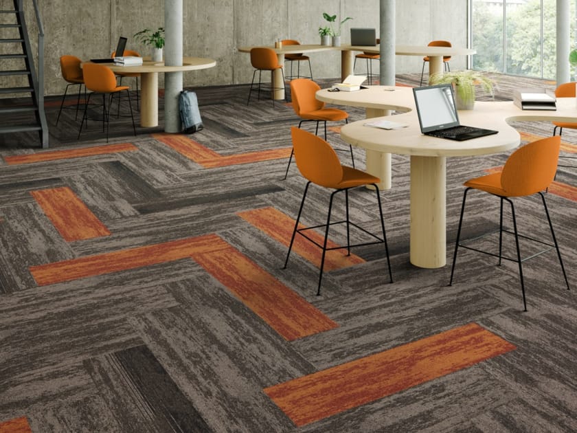 Polyamide carpet tiles RUDIMENTS - CLAY Rudiments Collection By IVC ...