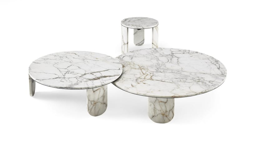CLEMO Round marble coffee table By Gallotti&Radice | design Massimo ...