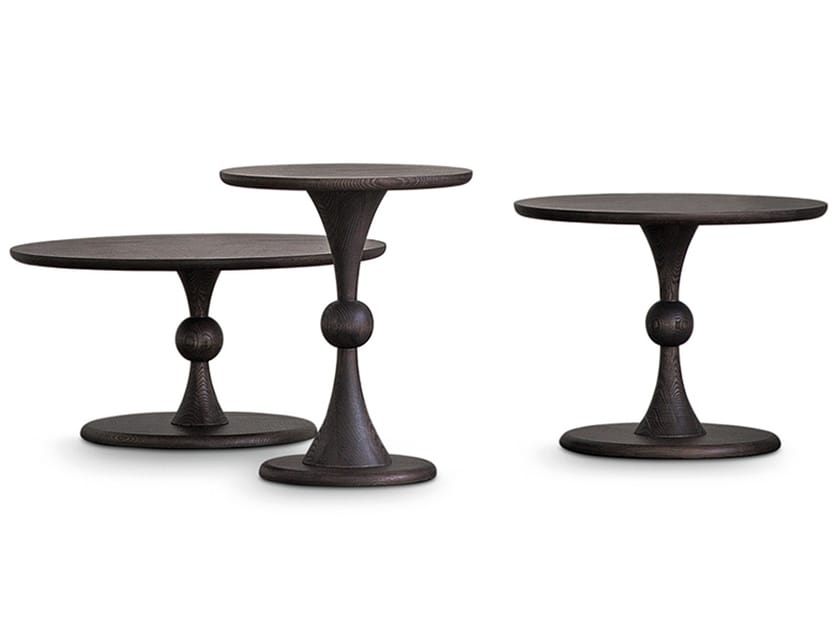 CLESSIDRA Round coffee table By Bodema | design Giuseppe Manzoni