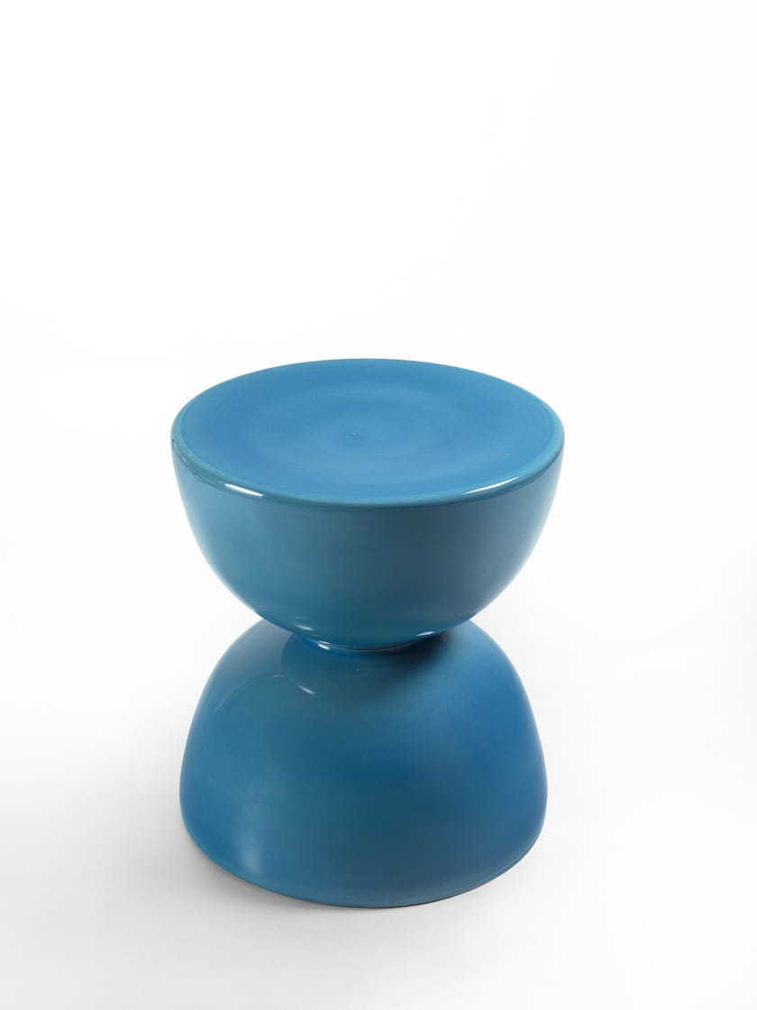 CLESSIDRA | Taburete de cerámica By Riva 1920 diseño Mario Botta