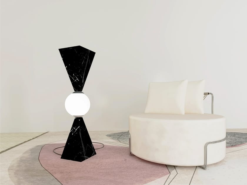 CLESSIDRA Lámpara de pie / Escultura de mármol By Dimarmo | design sid&sign
