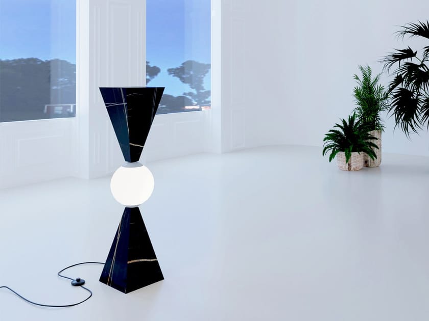 CLESSIDRA | Lampada da terra By Dimarmo design sid&sign