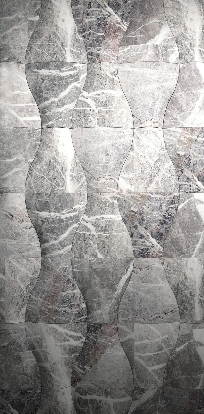 Modular marble 3D Wall Cladding CLESSIDRA 3D Marble Cladding Collection ...