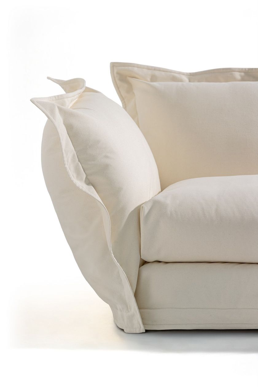 CLOUDSCAPE Fabric sofa with removable cover By Moroso
