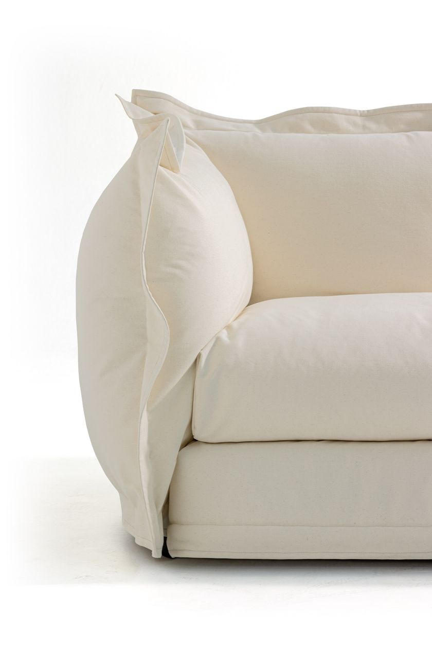 CLOUDSCAPE Fabric sofa with removable cover By Moroso
