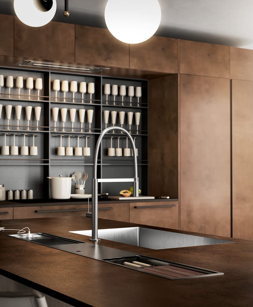 Fitted kitchen CLOVER 05 Clover Collection By Cucine Lube