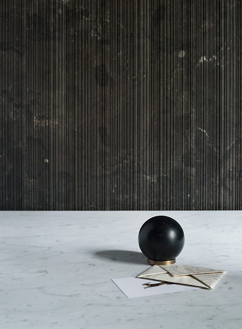 CNC Natural stone wall tiles By Salvatori | design Piero Lissoni