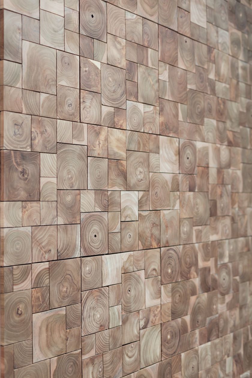 Indoor wooden 3D Wall Cladding COAST By Wonderwall Studios
