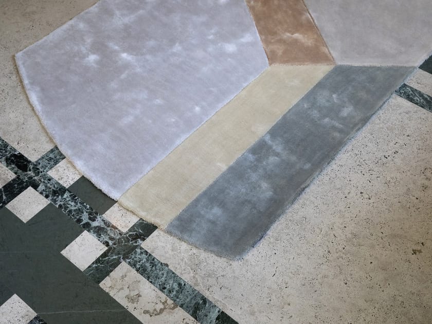 COBBLESTONE Handmade tencel rug By G.T.DESIGN | design Deanna Comellini