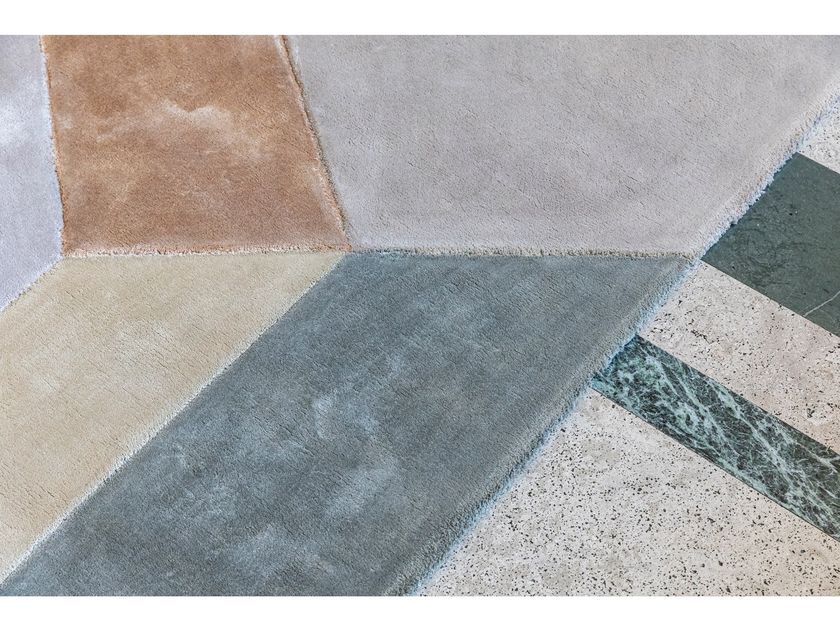 COBBLESTONE Handmade tencel rug By G.T.DESIGN | design Deanna Comellini