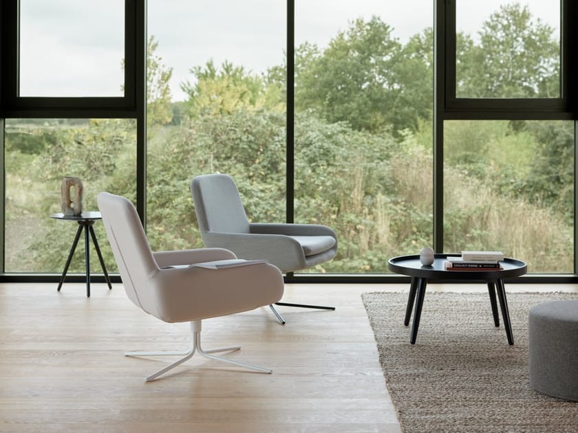 COCO Swivel upholstered easy chair with 4-spoke base By SOFTLINE ...