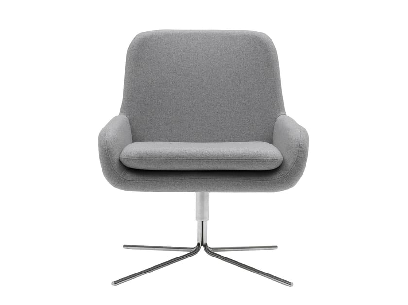 COCO Swivel upholstered easy chair with 4-spoke base By SOFTLINE ...