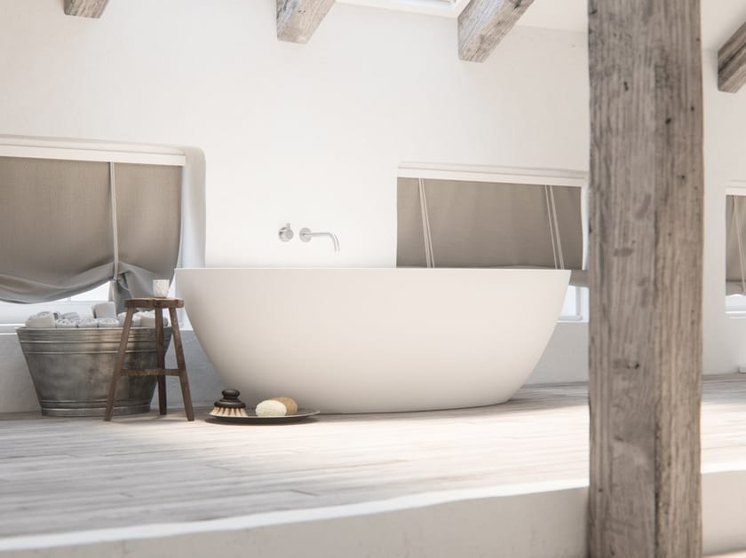 COCOON SALINAS 2 seater freestanding bathtub By COCOON | design Jessie ...