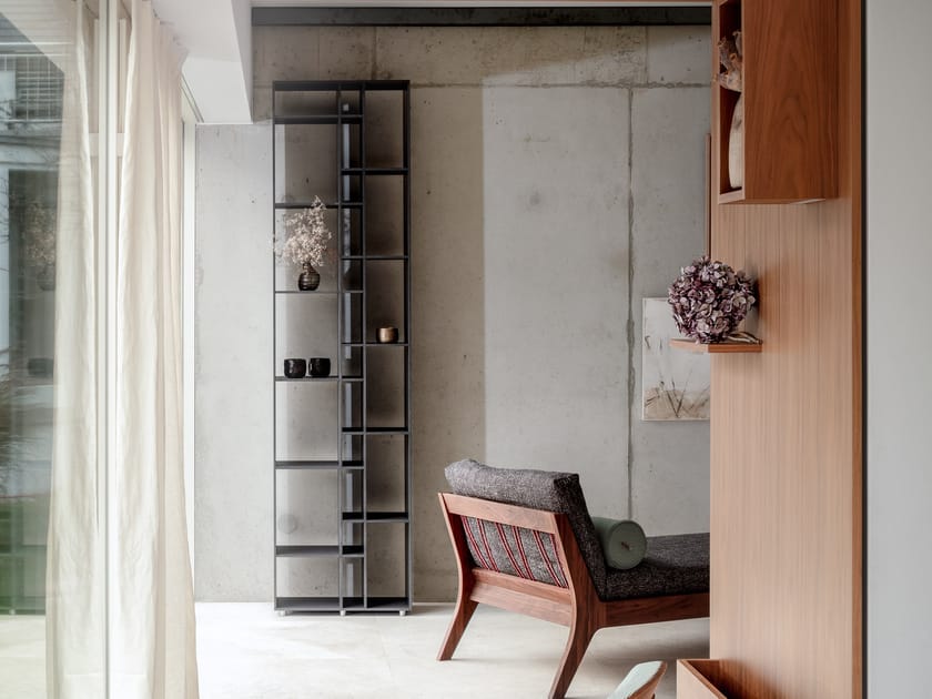 CODE 1 Open wall-mounted freestanding bookcase By ZEITRAUM | design ...