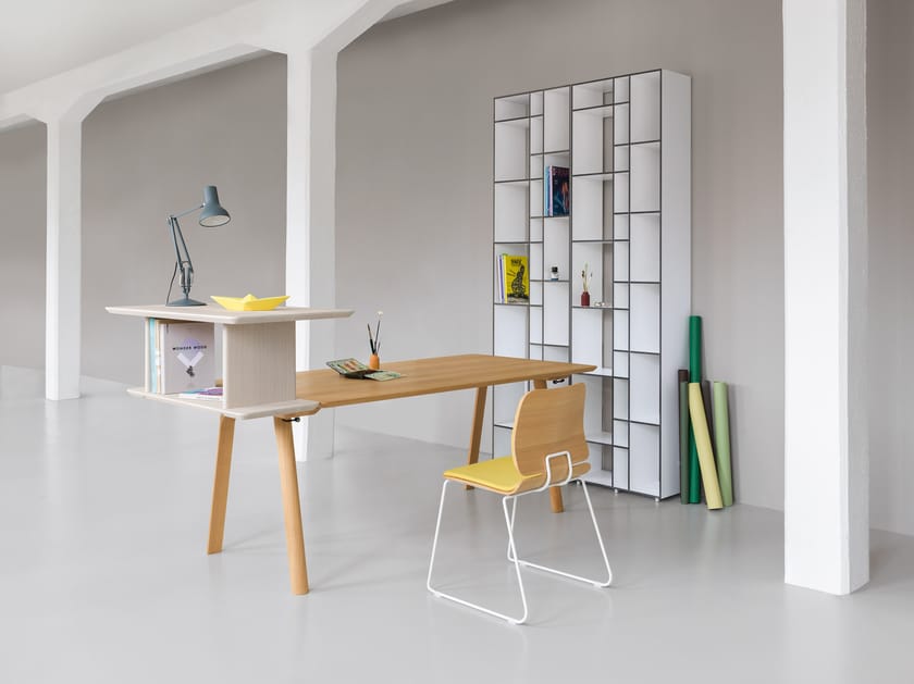 CODE 1 Open wall-mounted freestanding bookcase By ZEITRAUM | design ...