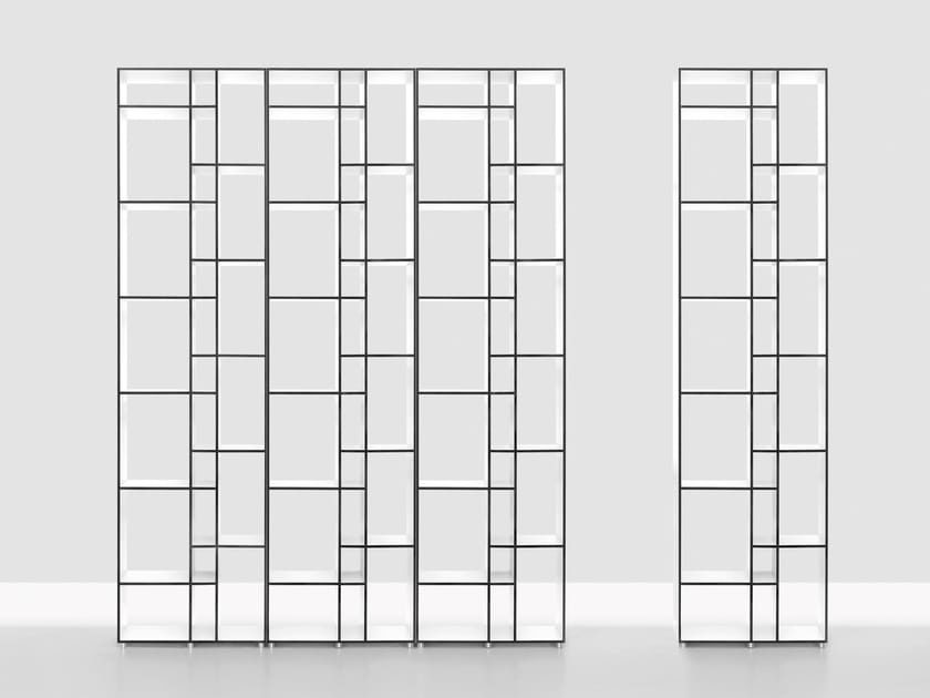 CODE 1 Open wall-mounted freestanding bookcase By ZEITRAUM | design ...