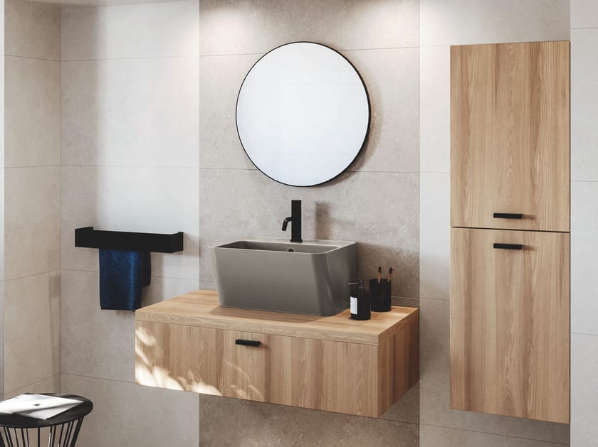 WYNN Mobile lavabo sospeso con cassetti By COLAVENE | design Alessandro Paolelli