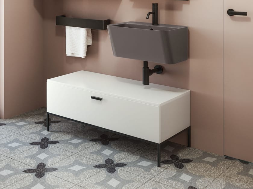 WYNN Mobile lavabo da terra con cassetti By COLAVENE | design Alessandro Paolelli