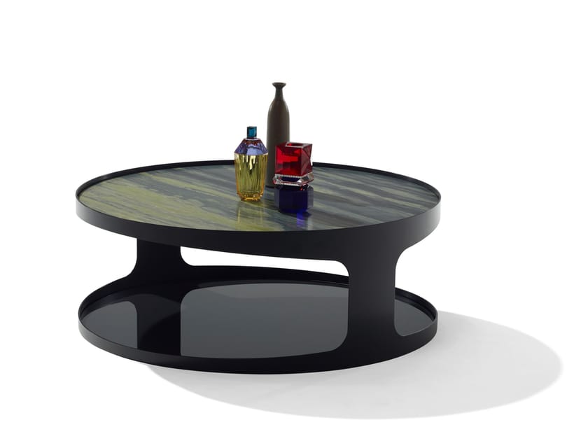 COLIN Round metal coffee table By Draenert | design Stephan Veit