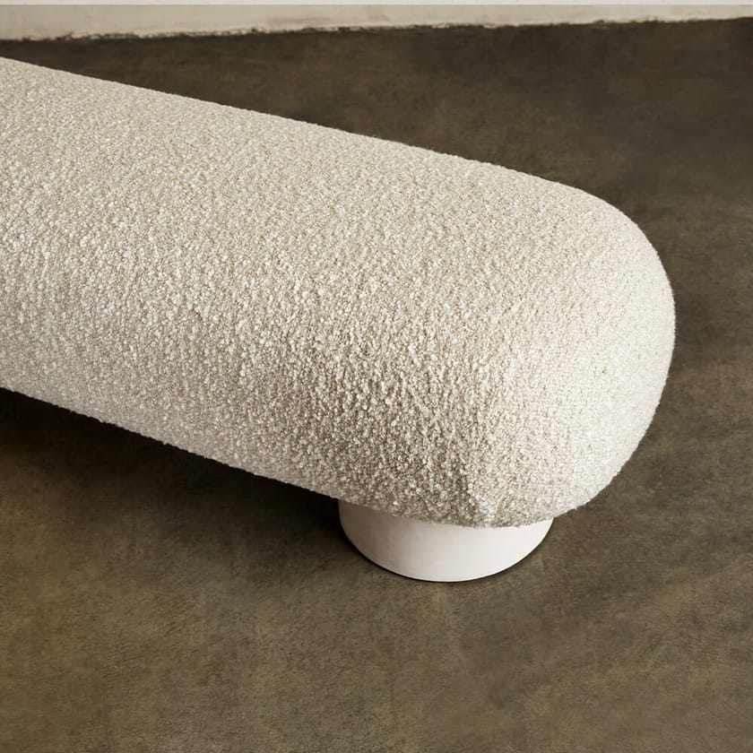 COLINA Resin bench By Kelly Wearstler