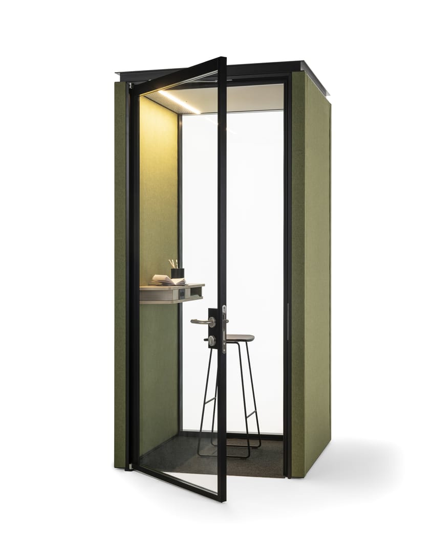 COLLABORATIVE ROOM - PHONE BOOTH Cabine de escritório acústica By ESTEL ...