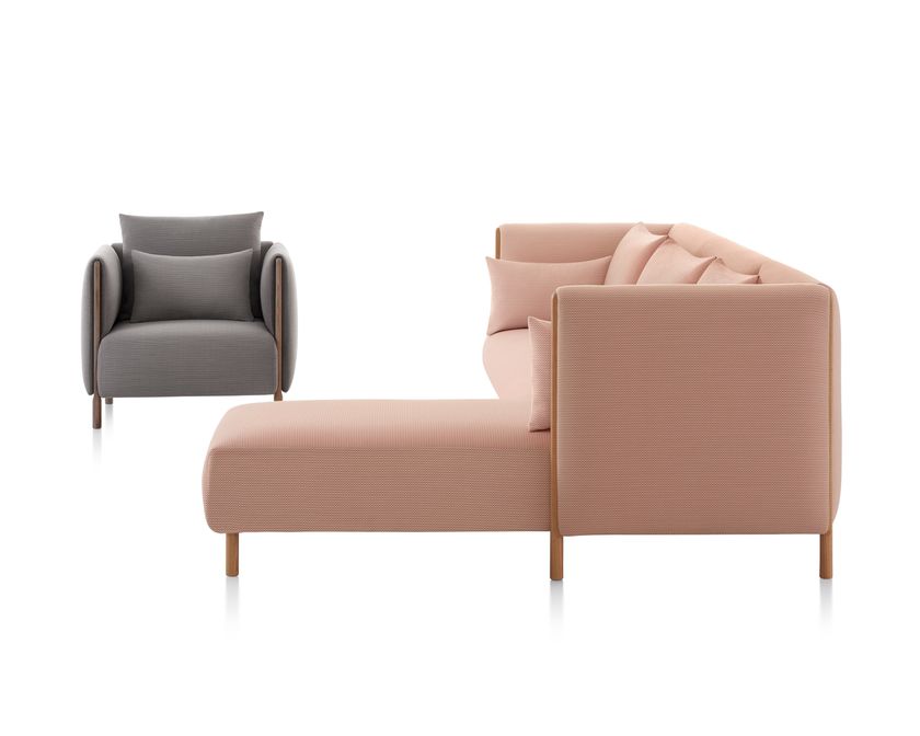 COLOURFORM | Sofa with chaise longue ColourForm Collection By Herman ...