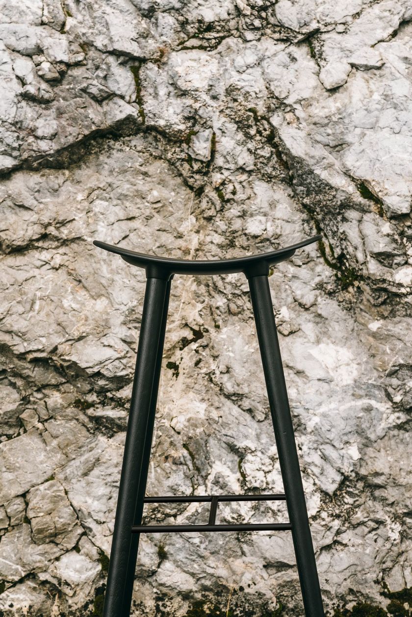 COMA WOOD | High stool Coma Wood Collection By ENEA design Josep Lluscà