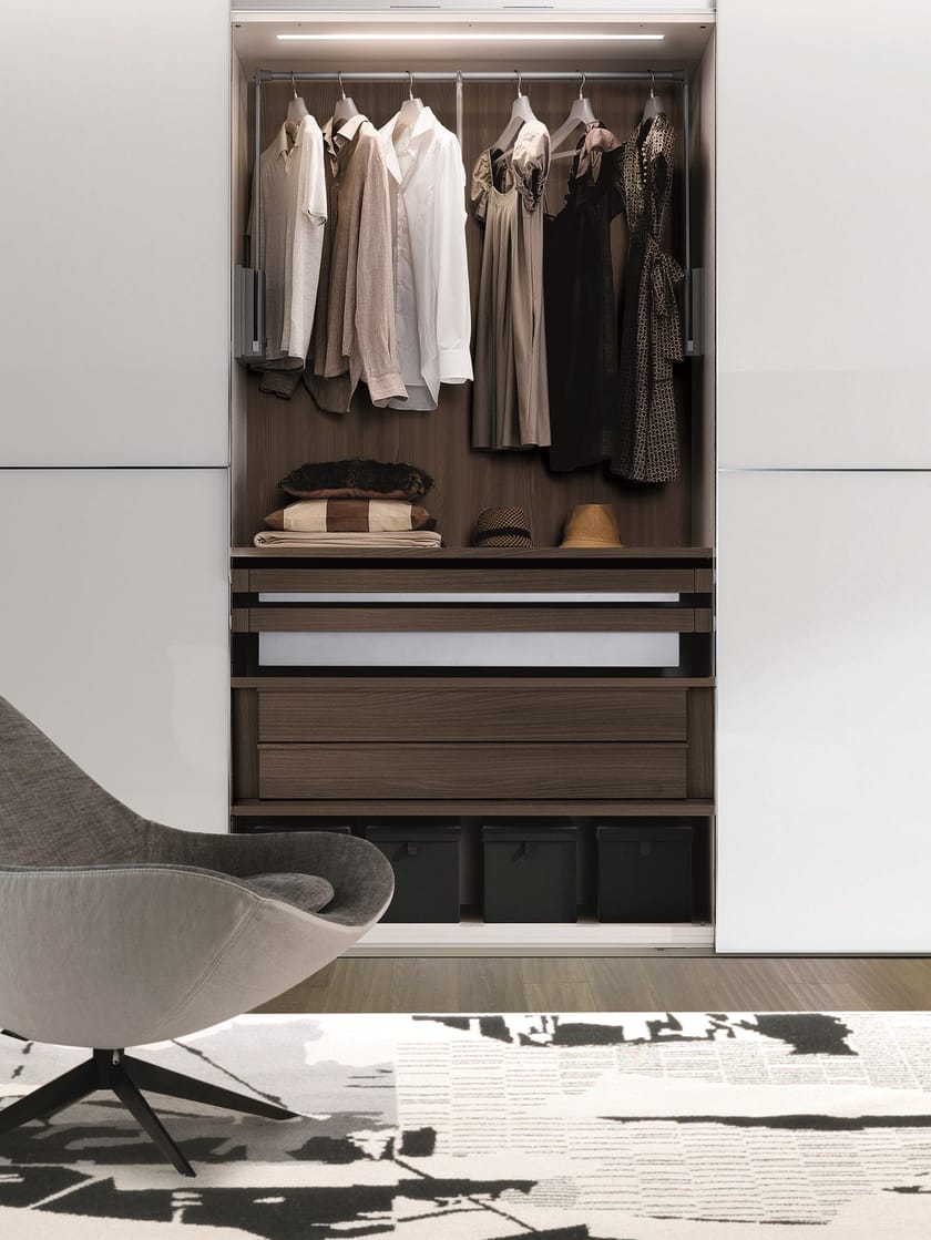 Wardrobe with sliding doors COMBI SYSTEM Z311 By Zalf