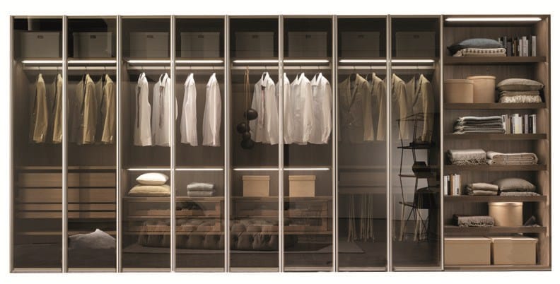 Sectional wardrobe COMBI SYSTEM Z598 By Zalf