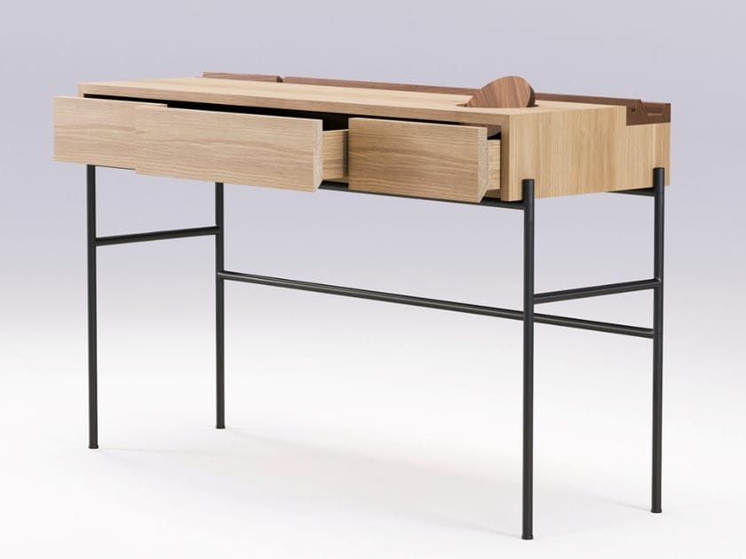 CONCIERGE Solid wood console table / secretary desk By Wewood