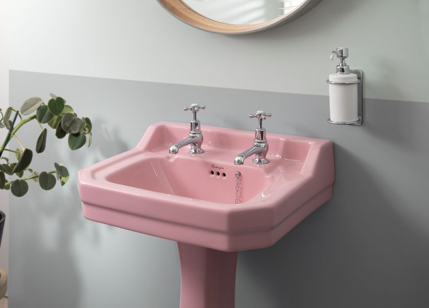CONFETTI PINK | Washbasin Bespoke Collection By Burlington Bathrooms
