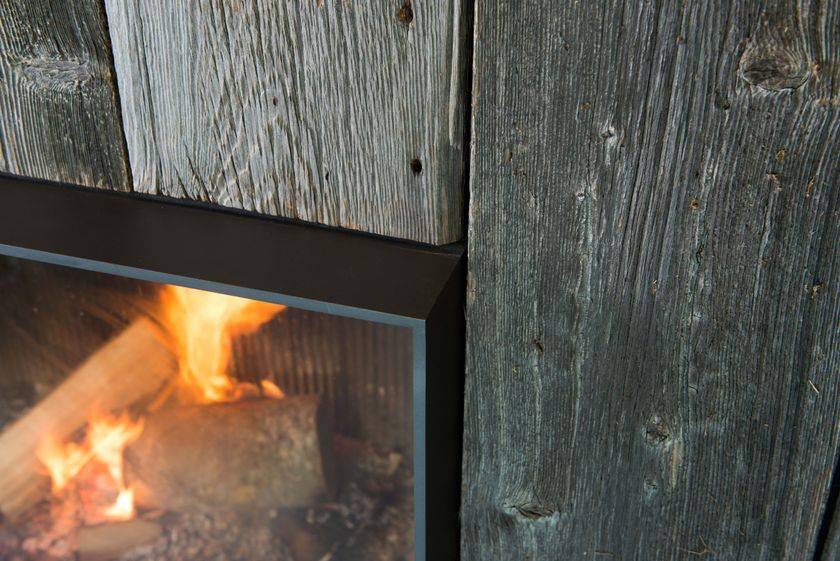 CONICAL Fireplace Mantel By HOLOFIRES by hyggeflames