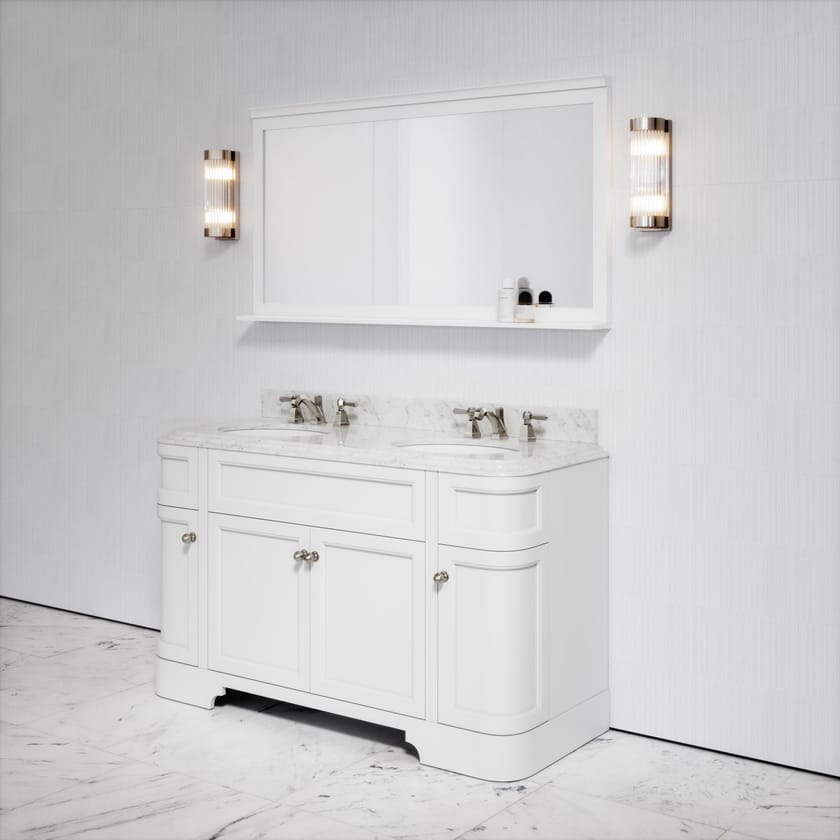 CONNAUGHT | Double vanity unit Floor-standing double wooden vanity unit ...