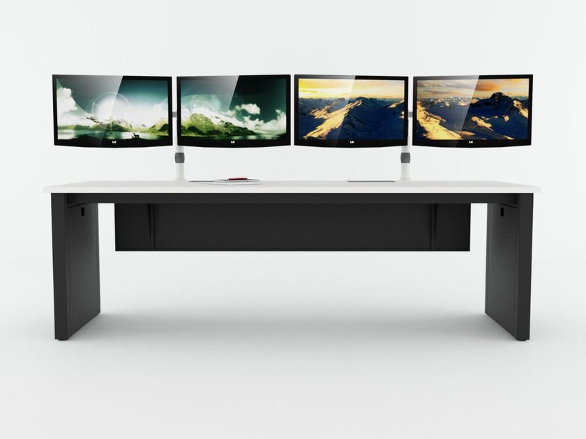 Rectangular workstation desk CONNECT MULTITASK By Levira International