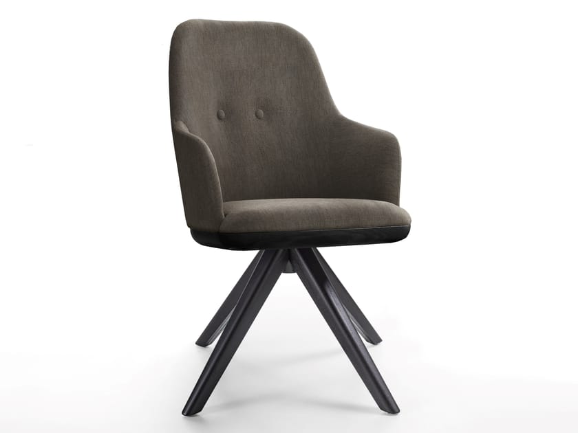 CONNIE | Swivel chair By Porada design Carlo Ballabio