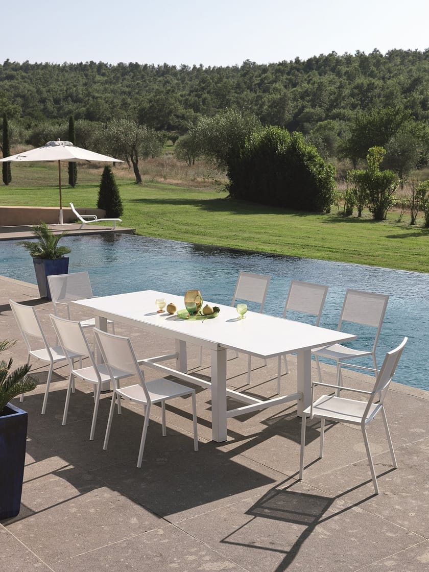 CONRAD Table extensible rectangulaire en fer By Unopiù