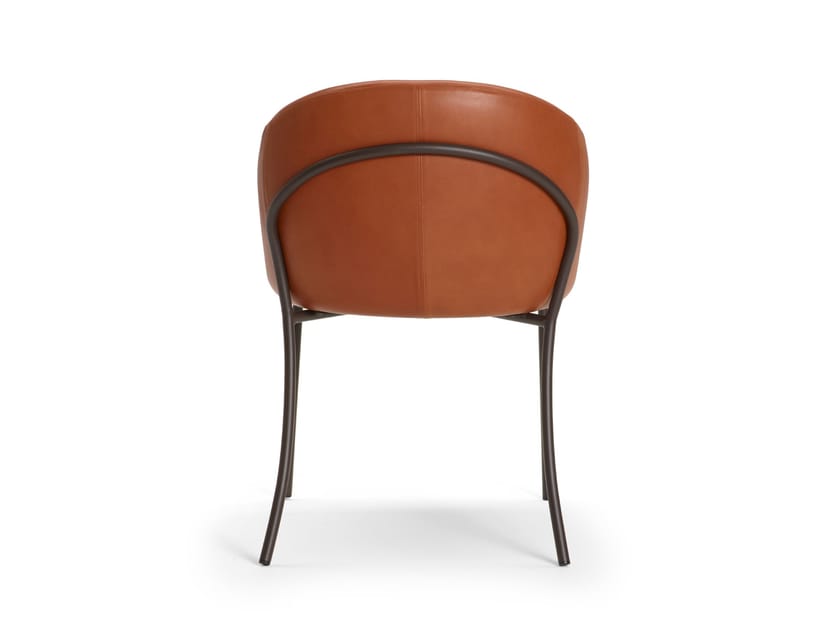 CONSIST Silla tapizada de cuero By Offecct | design Thomas Sandell