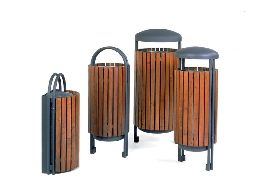 Wooden litter bin CONTOUR Contour Collection By Euroform W design ...