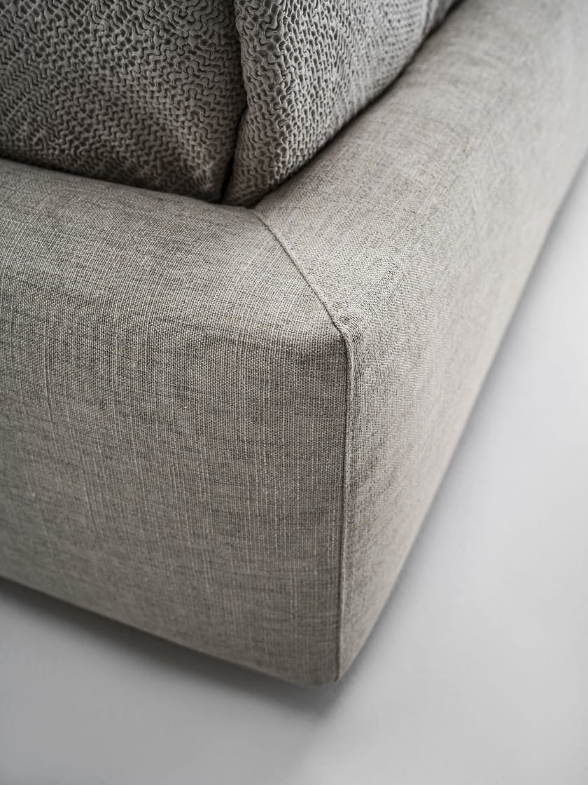 COOPER Fabric bed with upholstered headboard By Frigerio | design ...