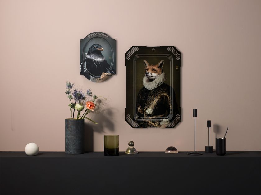 Tabuleiro / objeto decorativo para paredes em HPL LE CORBEAU Coleção ...