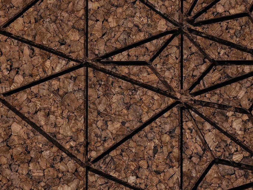 Cork wall tiles CORKFRACTAL 2D By GENCORK
